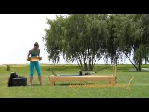 Pilates Reformer Workout - Exercise: Side Splits - YouTube