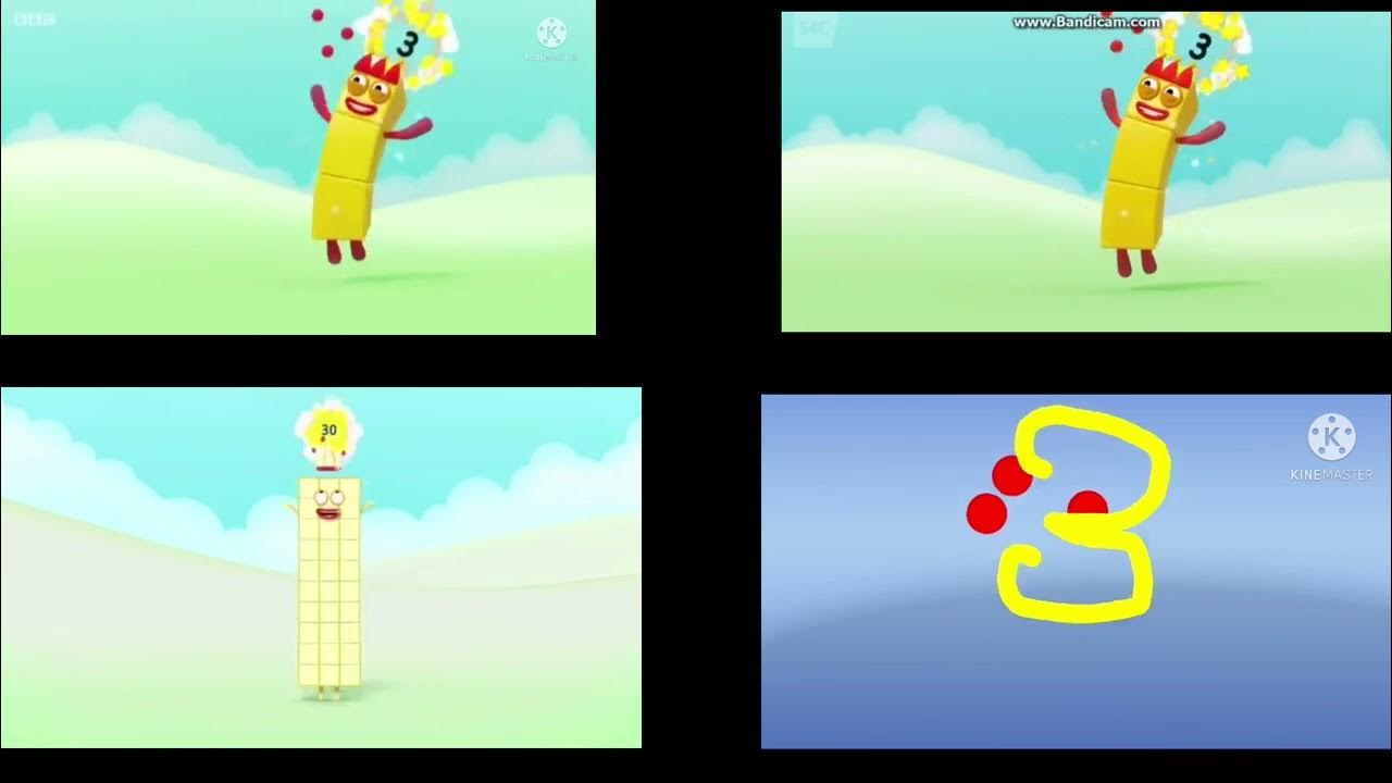numberblocks intro up to faster quadparison 1 - YouTube