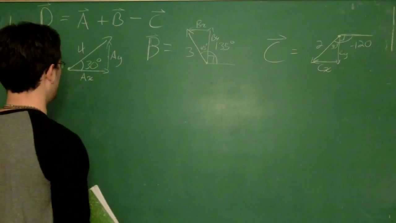 Difficult Vector Problem 001 - YouTube