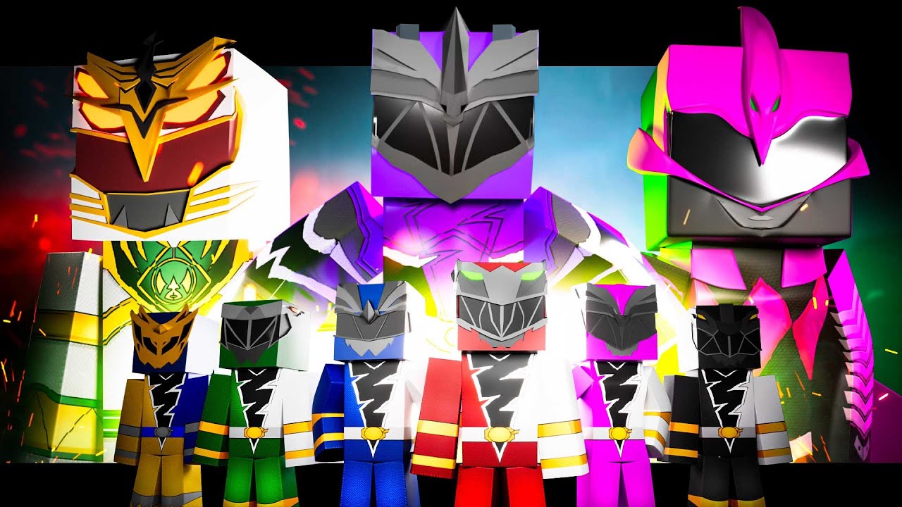 Os Novos POWER RANGERS - Power Rangers Dino Fury - O FILME MINECRAFT ...