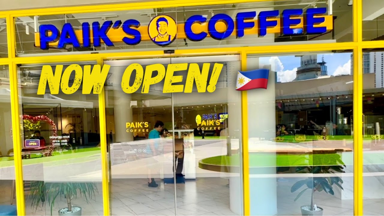 Check Out: Paik's Coffee and Bakery Manila Now Open! Glorietta Top of ...