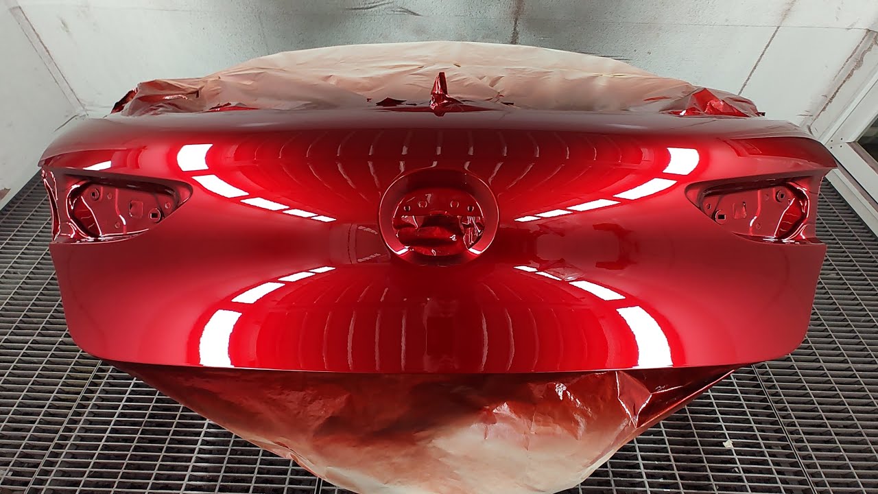 Spraying Glass Clear PPG LVC-105 - YouTube