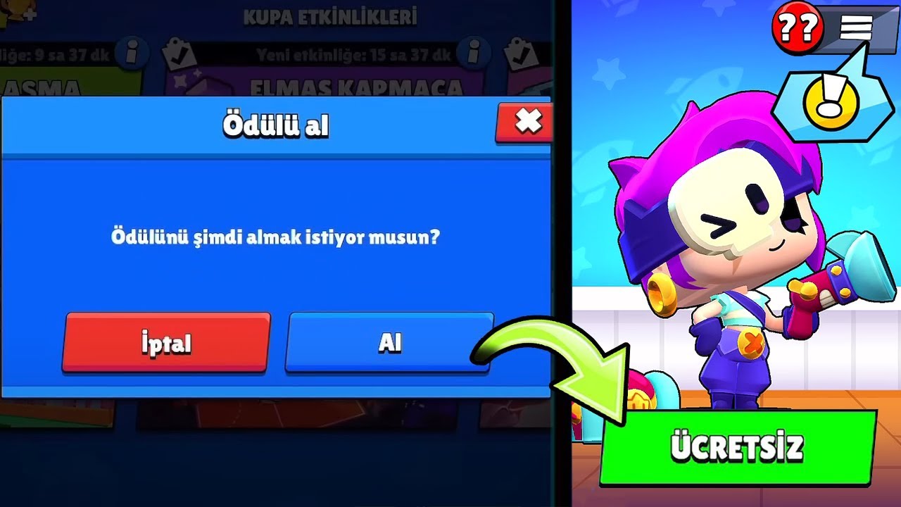 LİNKE TIKLAYIP ÜCRETSİZ POP PENNY KOSTÜMÜNÜ ALDIM🎁 Brawl Stars - YouTube