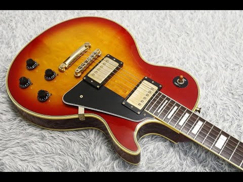 Very rare model!1980's made Fernandes BURNY RLC-60 Cherry Sunburst ...