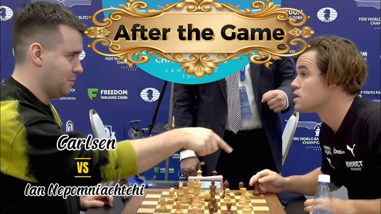 Ian Nepomniachtchi VS Magnus Carlsen | World Blitz 2023 Round 12 - YouTube