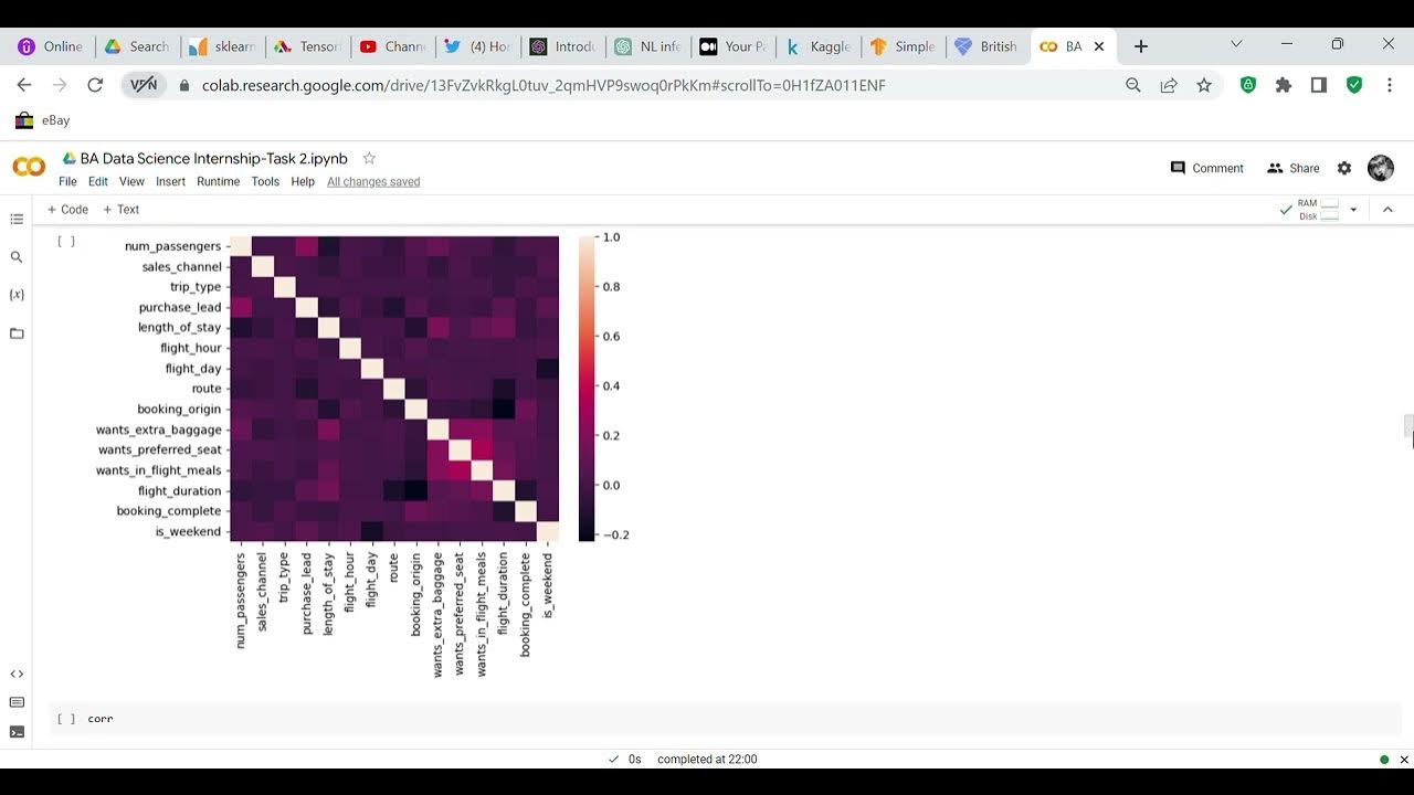 Code review: BA Customer Bookings dataset using Tensorflow Random Forest - YouTube