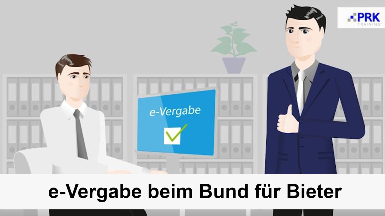 e-Vergabe Online beim Bund für Bieter - YouTube