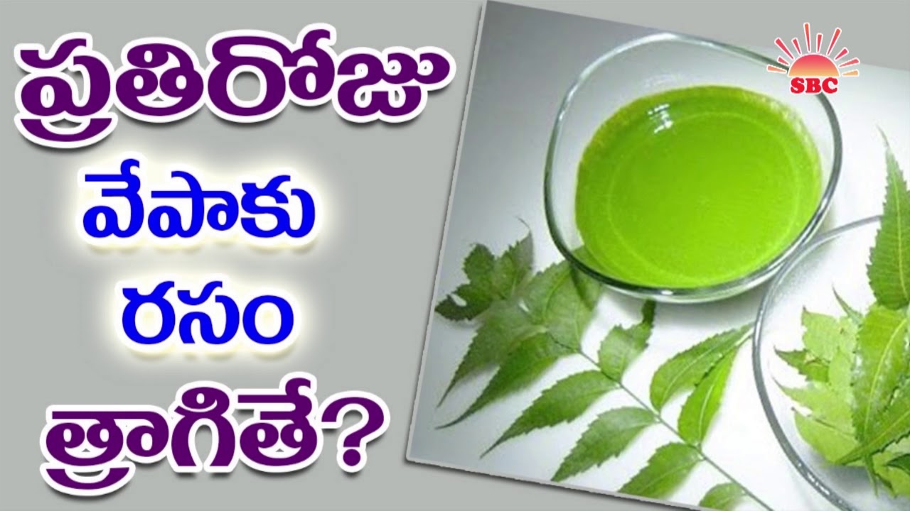 ప్రతిరోజూ వేపాకు రసం త్రాగితే \\vepaku uses for skin - YouTube
