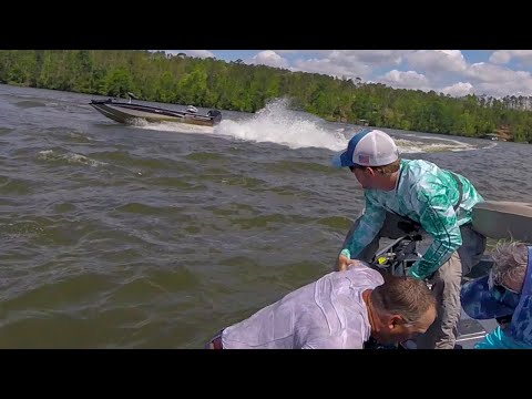 Man THROWN from Boat going FULL Speed
