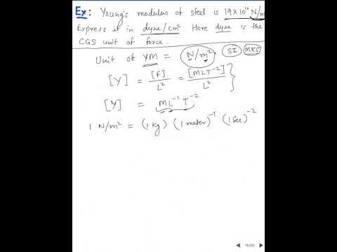 Class 11 Physics: Example Conversion of Units || IIT JEE || NEET || IIT ...