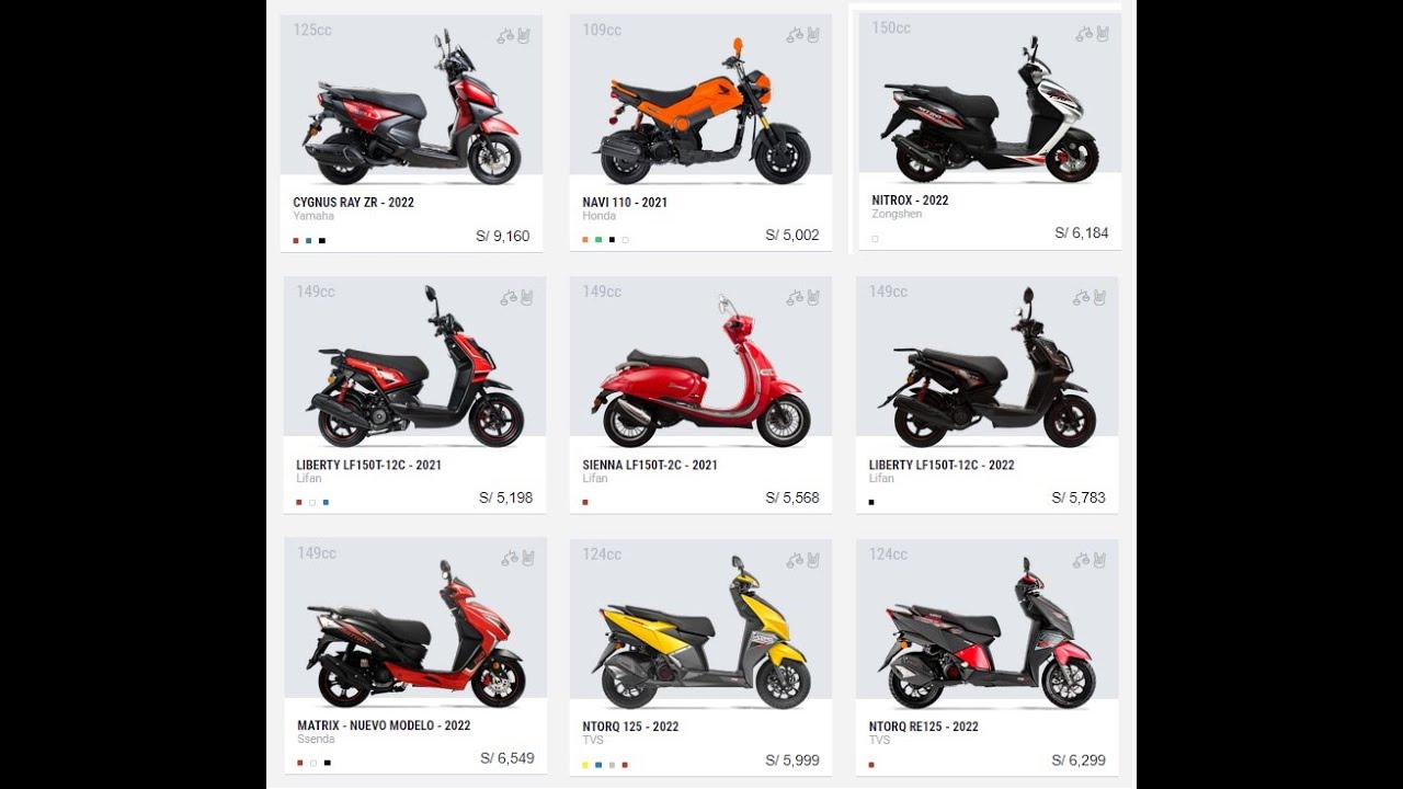 Scooters Peru - Llantas para Aro 12 y Aro 13 MOTOS SCOOTERS LIFAN ...