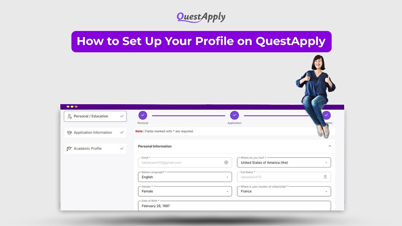 🌟 How to Set Up Your Profile on QuestApply | Step-by-Step Guide 🎓 - YouTube
