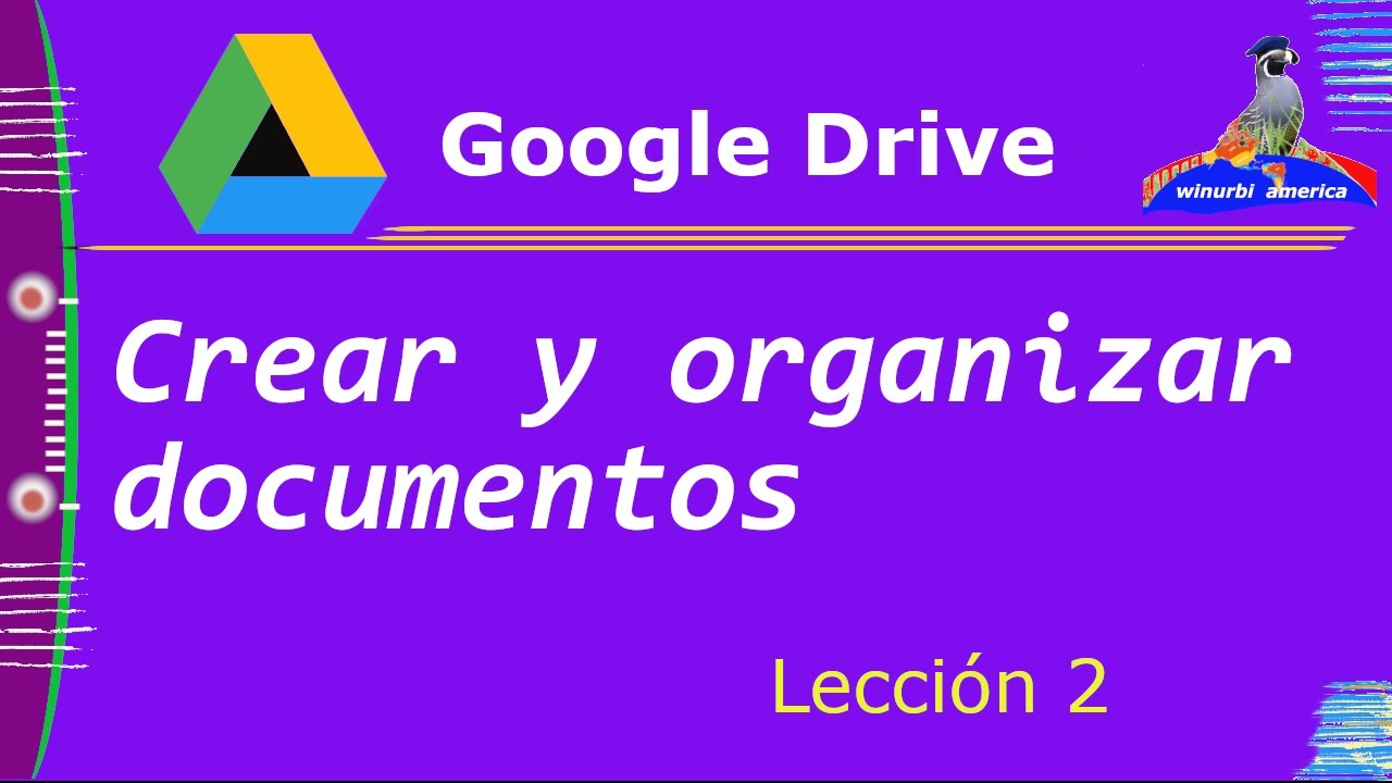 Google Drive: crear documentos y organizarlos - YouTube