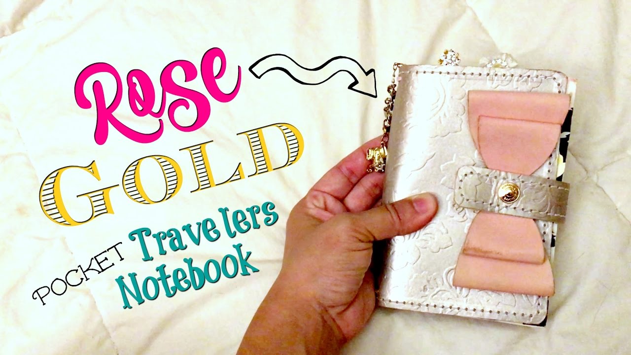 Pocket Travelers Notebook Set-up \\ PlannerPeace + Mylkshoppe - YouTube