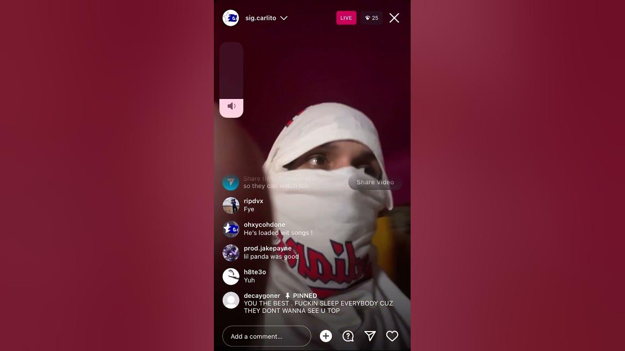 Sig carlito - Stick to the code 👾‼️ Ig Live snippet 📹 7/3/2023 - YouTube