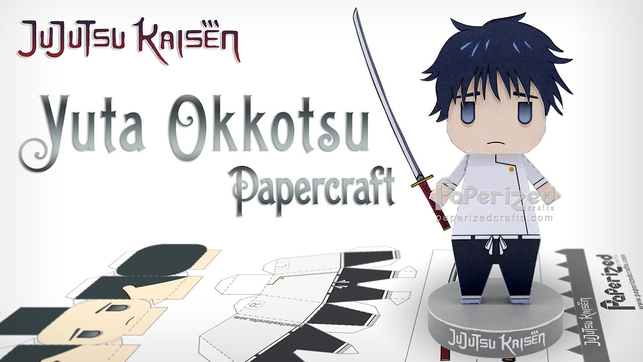 Jujutsu Kaisen: Yuta Okkotsu Paperized - YouTube
