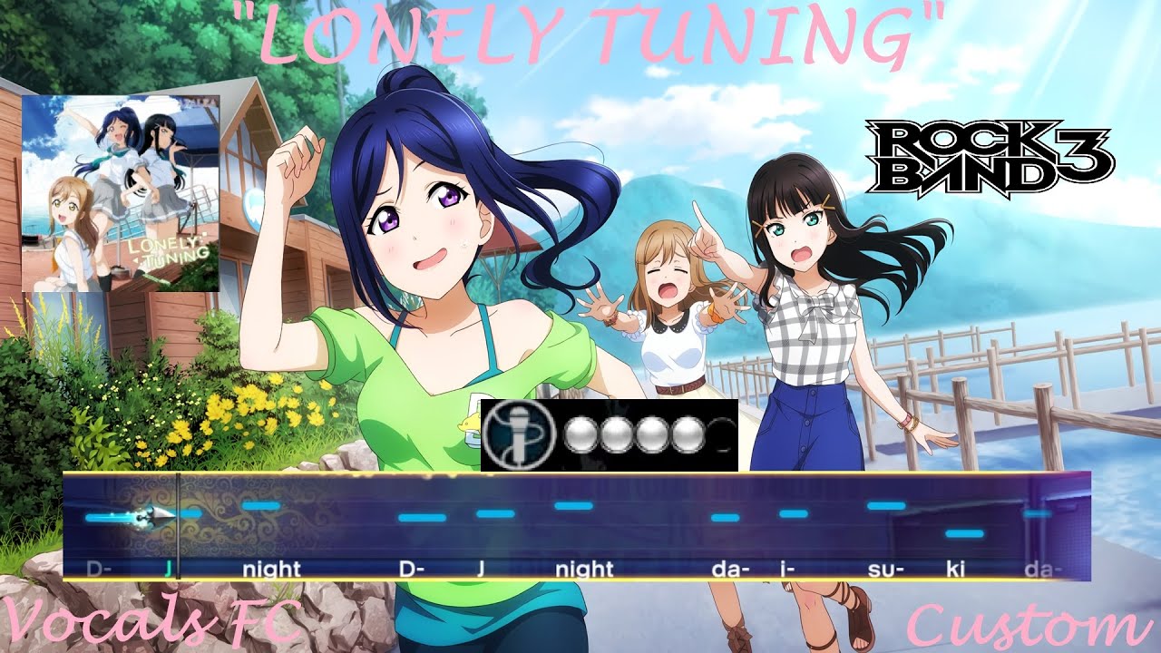 LONELY TUNING by AZALEA Vocals 100% FC Rock Band 3 (Custom) - YouTube