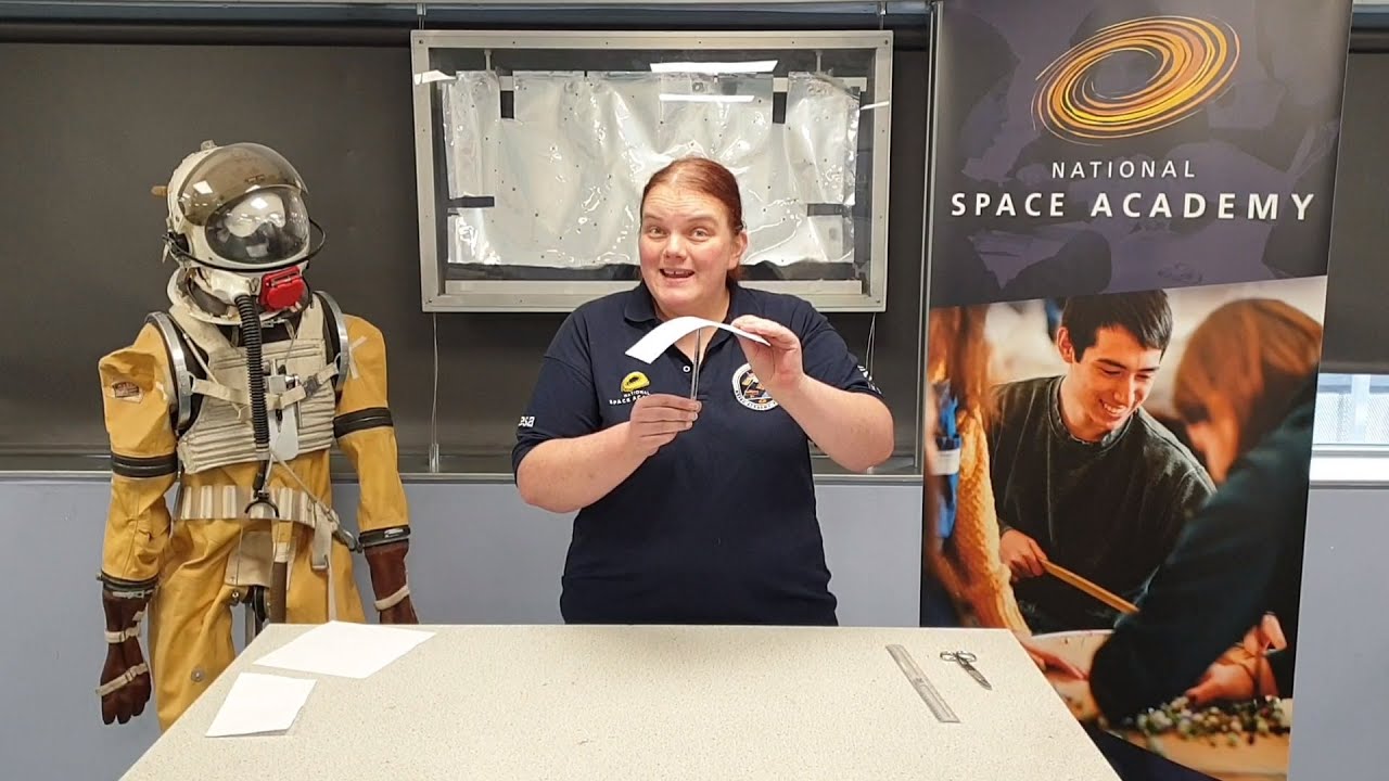 Space Science at Home: Spinning Paper Challenge - YouTube