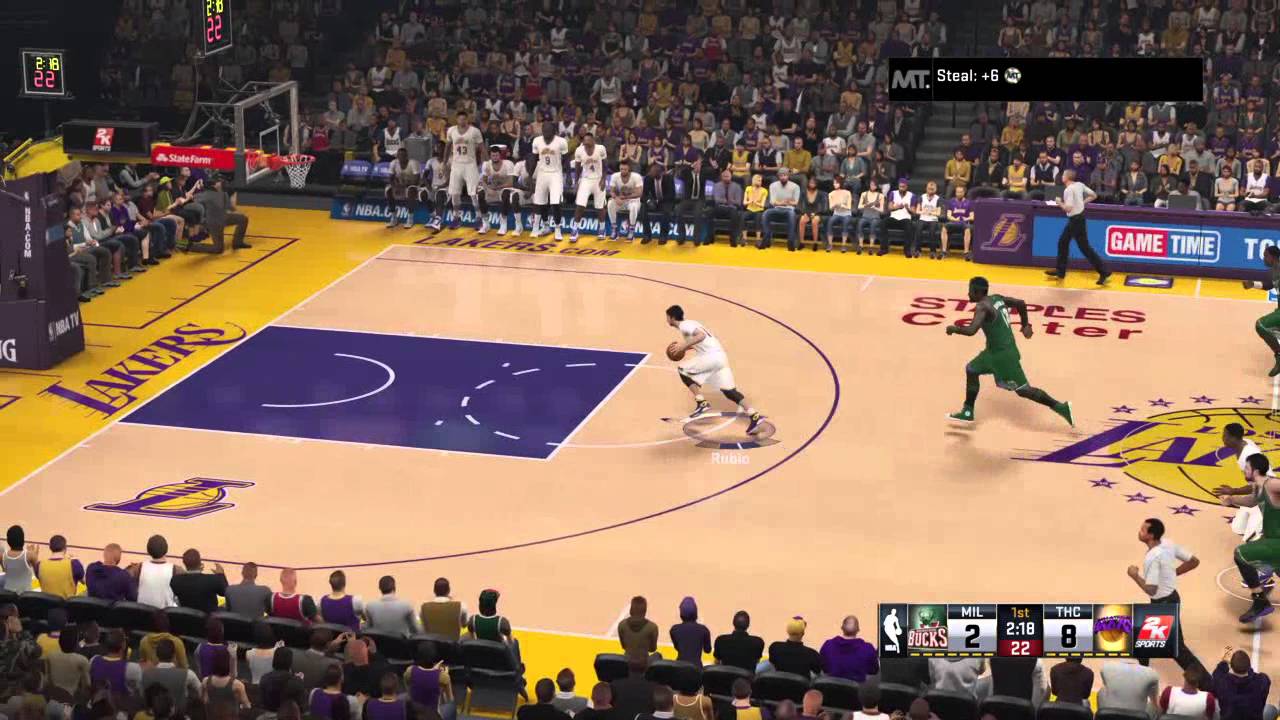 Ridiculous missed wide open layup. NBA 2K15 - Saphire Ricky Rubio - YouTube
