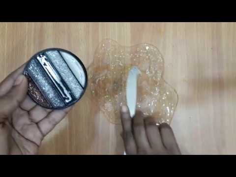 Grey Vs White Vs Black Makeup Mixing into Slime - YouTube
