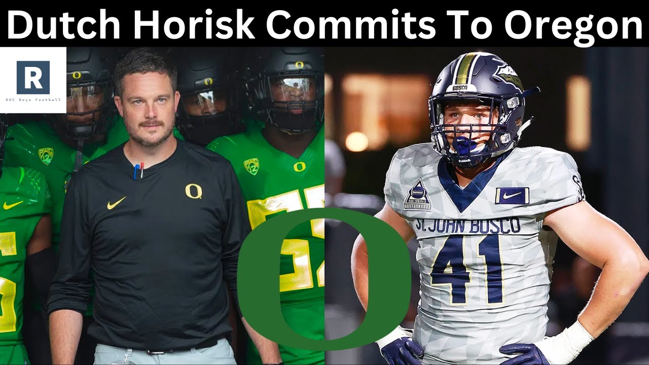 Dutch Horisk Commits To Oregon | Oregon Ducks Football Recruiting News ...
