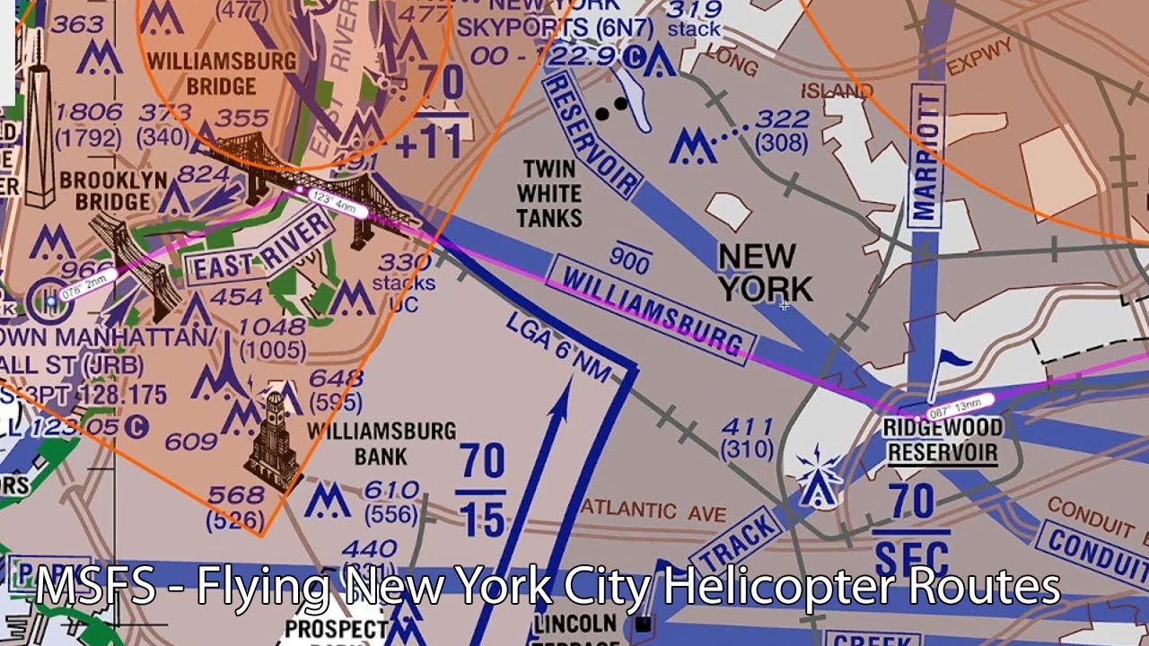 MSFS - Flying New York City Helicopter Routes - YouTube