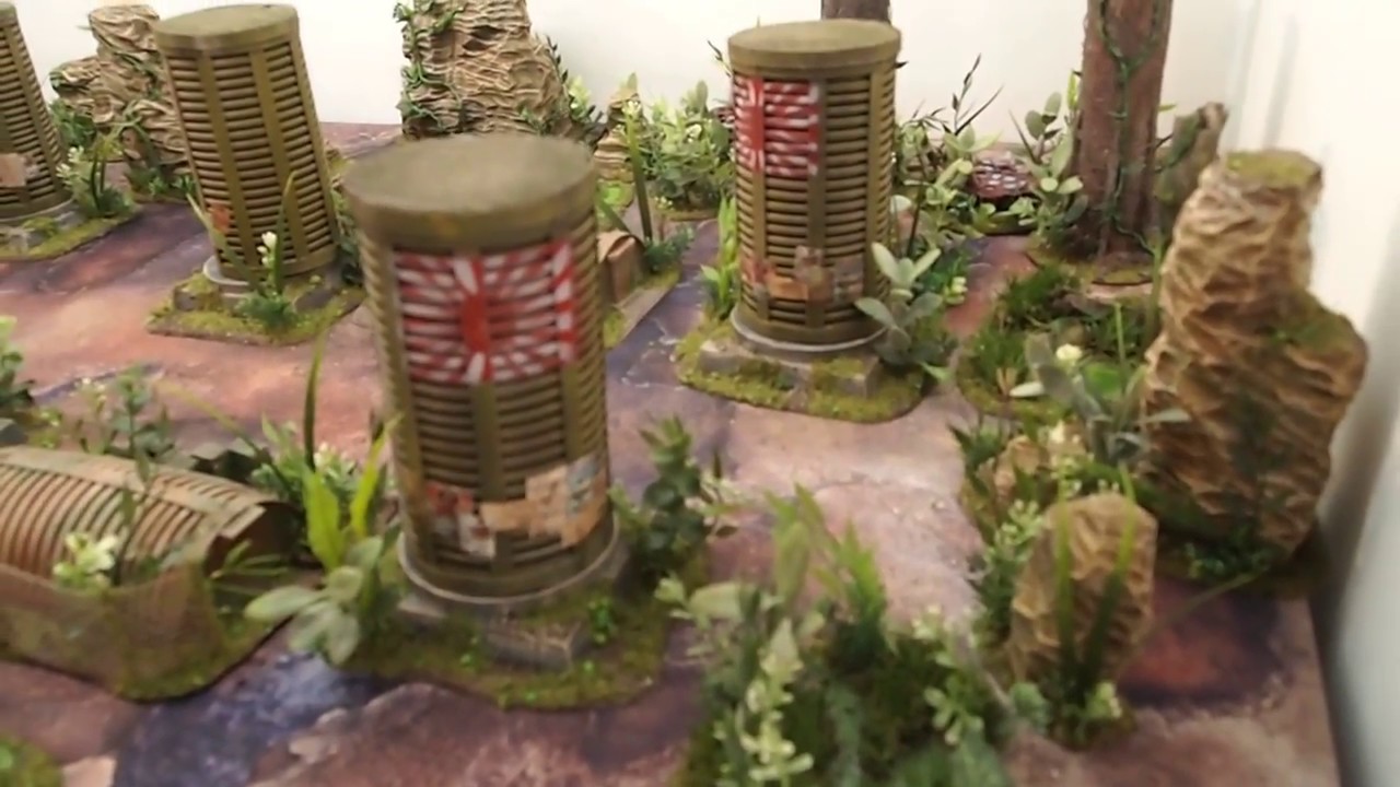 wargaming terrain jungle - YouTube