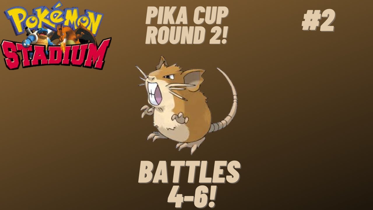 Pika Cup(R-2)-(Battles 4-6)! Pokemon Stadium Gameplay Episode 2 ...