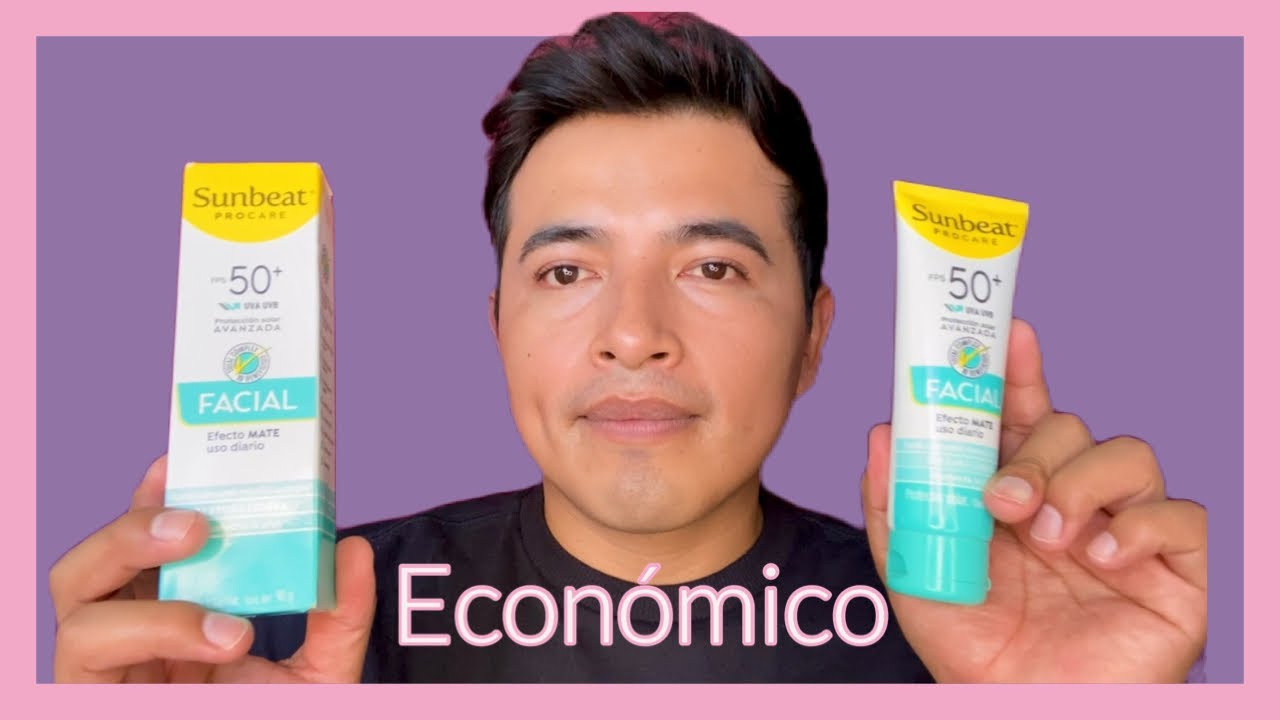 SUNBEAT ProCare EFECTO MATE un protector solar económico RESEÑA - YouTube