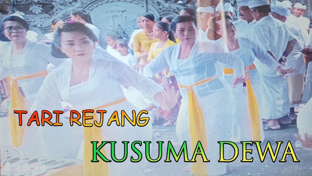 Tari Rejang Kusume Dewa oleh Penari Desa Adat Kayuputih kecamatan ...