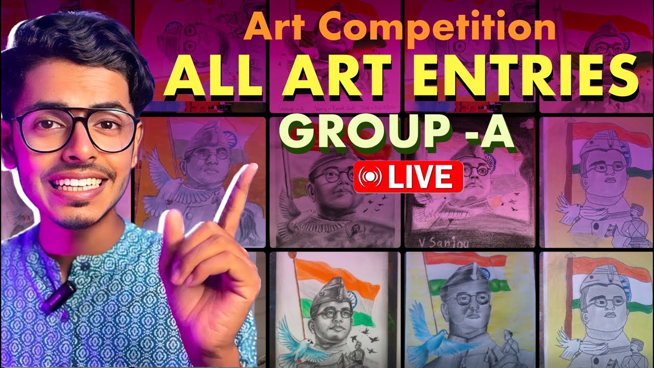 All Art Entries // Art Competition // Group -A - YouTube