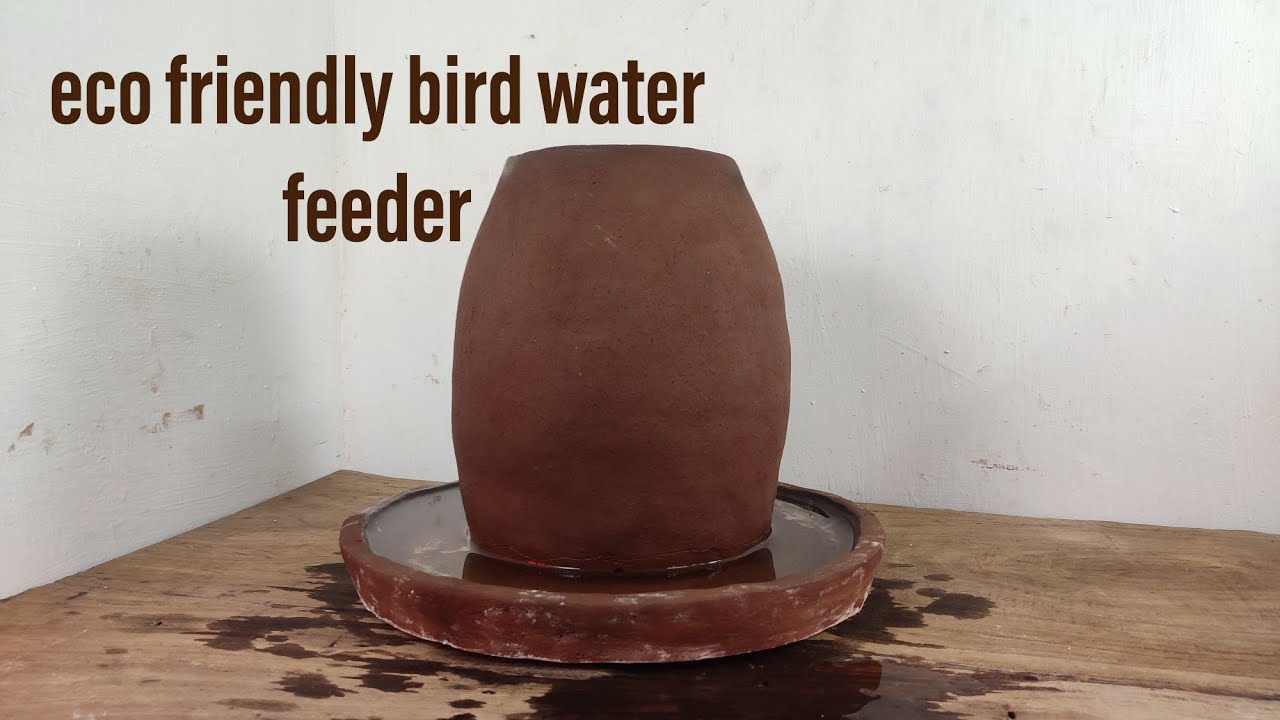 making bird water feeder /automatic/ eco-friendly - YouTube