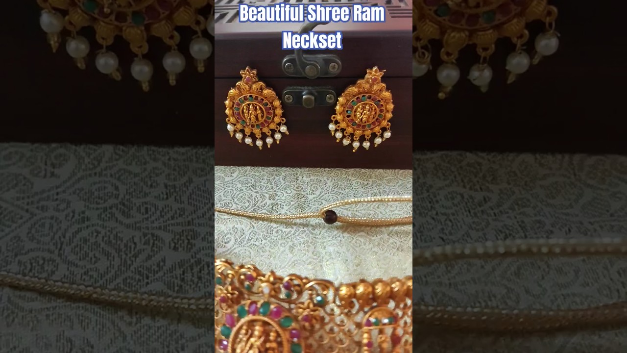 Beautiful Shree Ram Neck Set Suits all occasions #youtube shorts# - YouTube