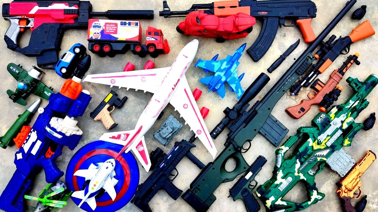 Mainan Tembak Tembakan Awm Sniper, Ruller Gun, Soft Bullet Blaster ...
