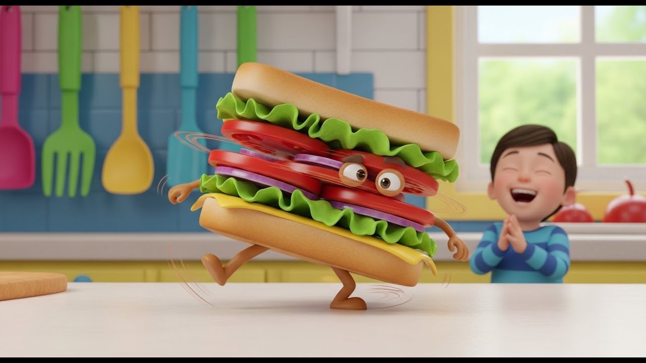 My Sandwich Learned to Dance | Fun Nursery Rhymes and Learning Songs ...