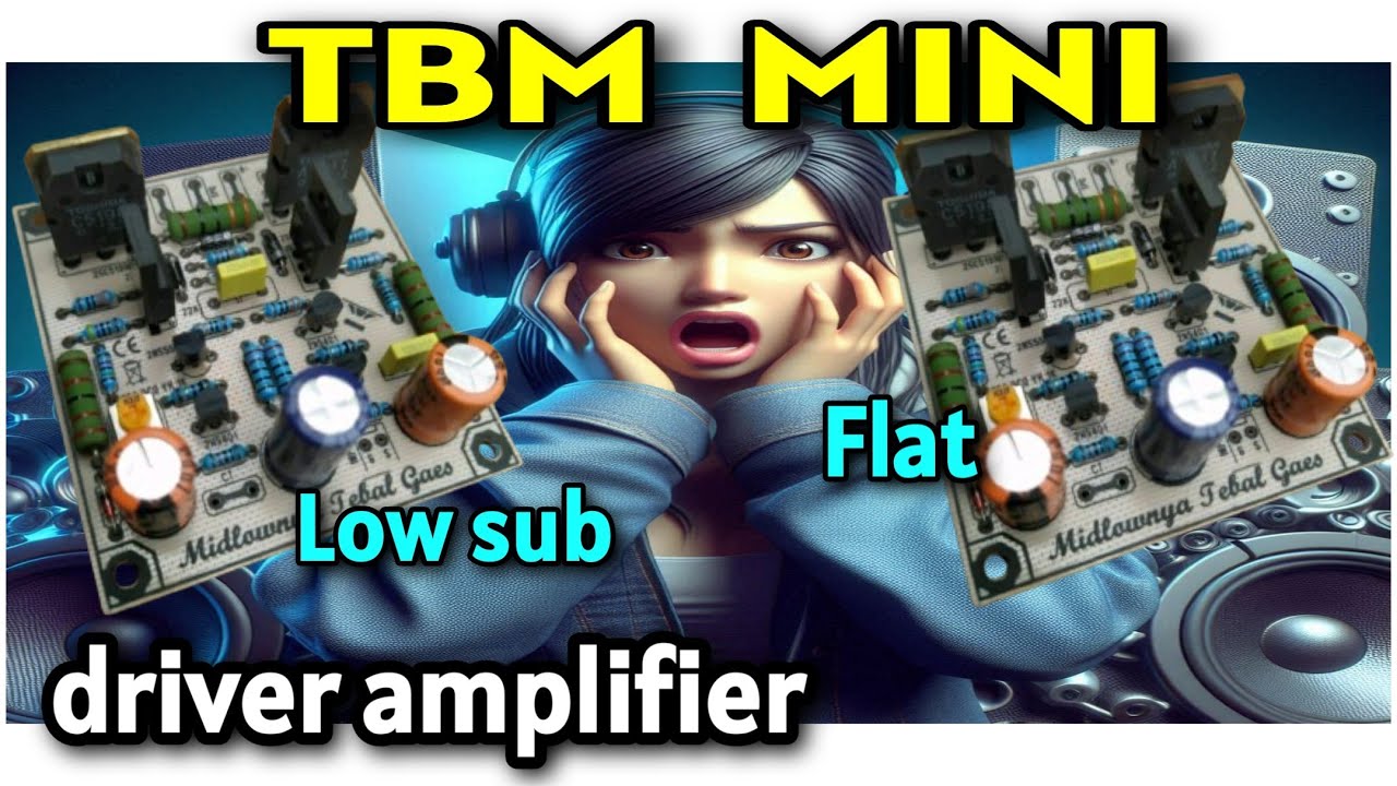TBM MINI driver power amplifier - YouTube