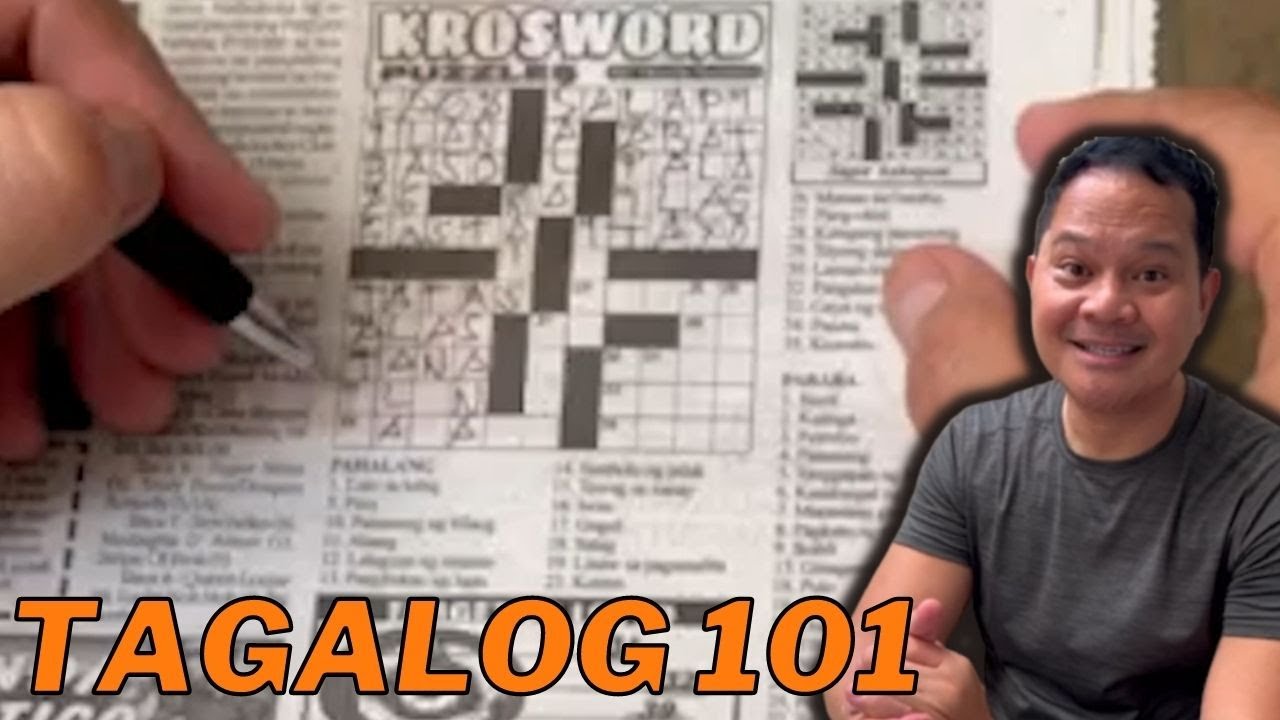 MAG-ARAL TAYO NG TAGALOG SA PALAISIPAN (CROSSWORD) | BAYANI AGBAYANI ...