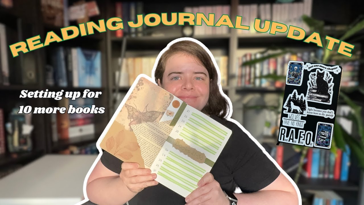 Reading Journal Update! Setting up for 10 more books! - YouTube