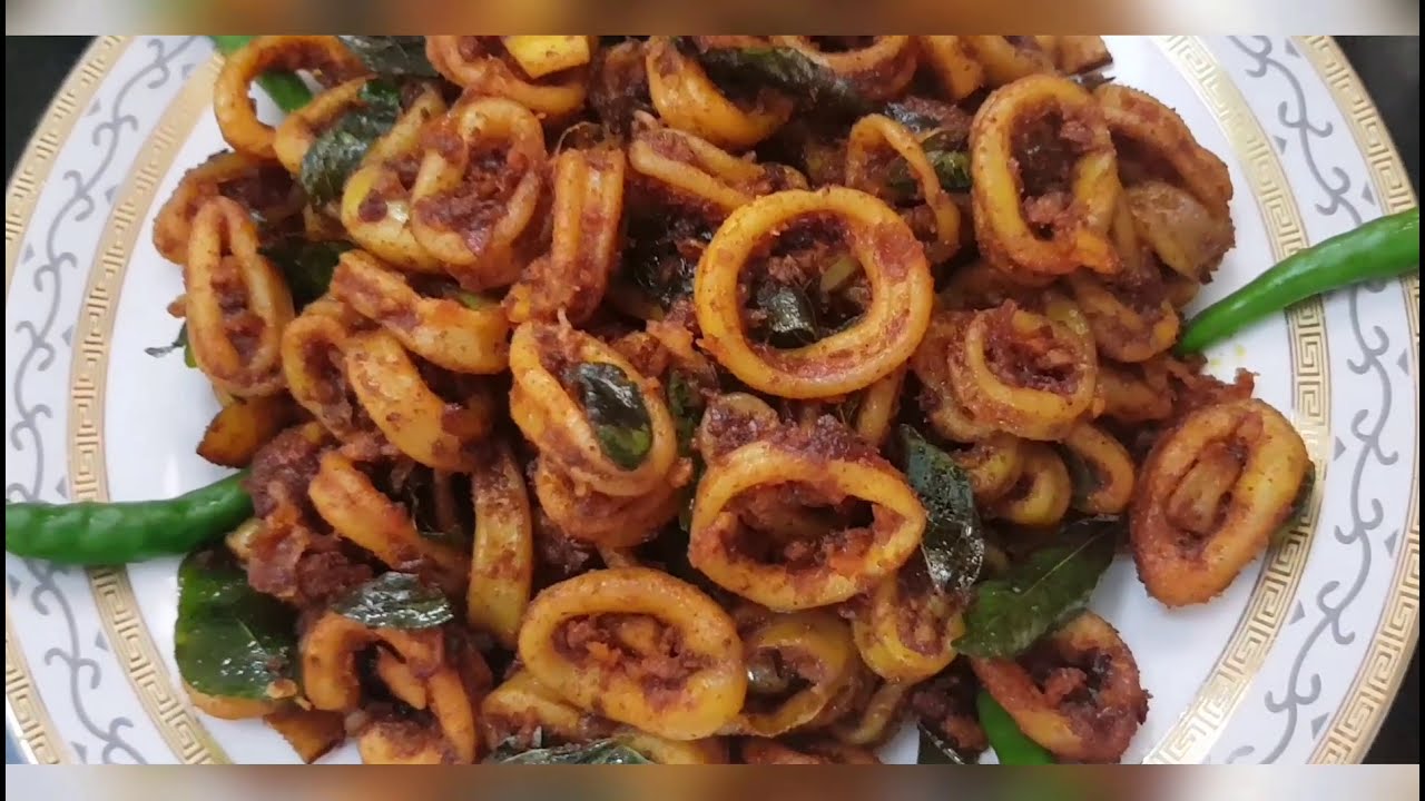 SQUID FRY||KOONTHAL PORICHATHU||EASY RECIPE - YouTube