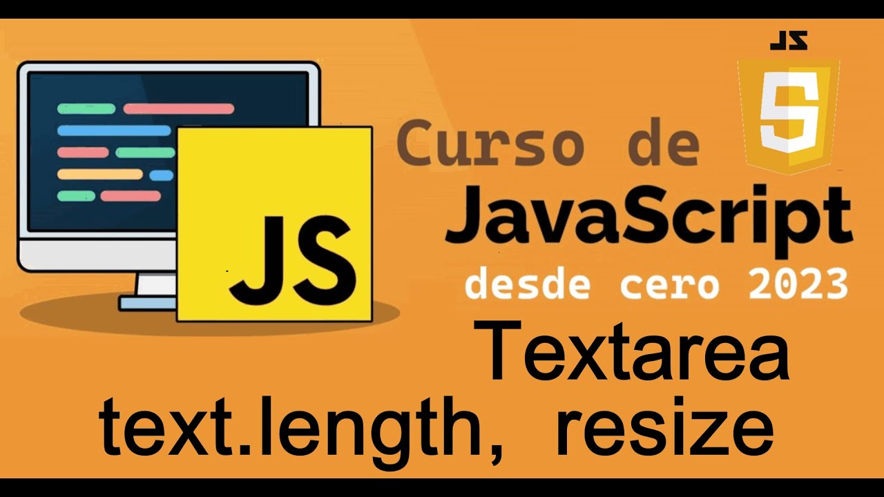 Curso completo de JavaScript desde cero | TEXTAREA (video 40) - YouTube