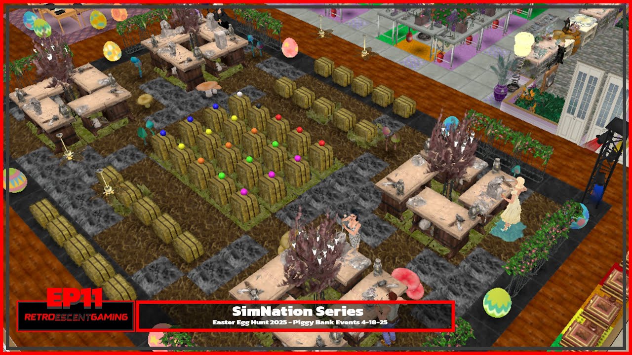 SimNation Series EP11 - Easter Egg Hunt 2025 - Piggy Bank Events 4-18 ...