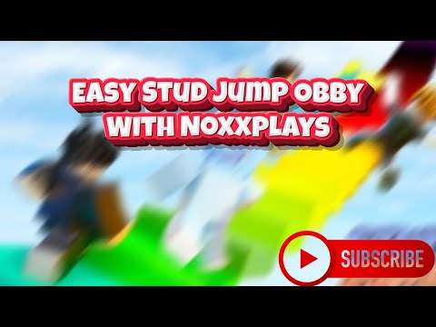Easy Stud Jump Obby With Noxxplays - YouTube