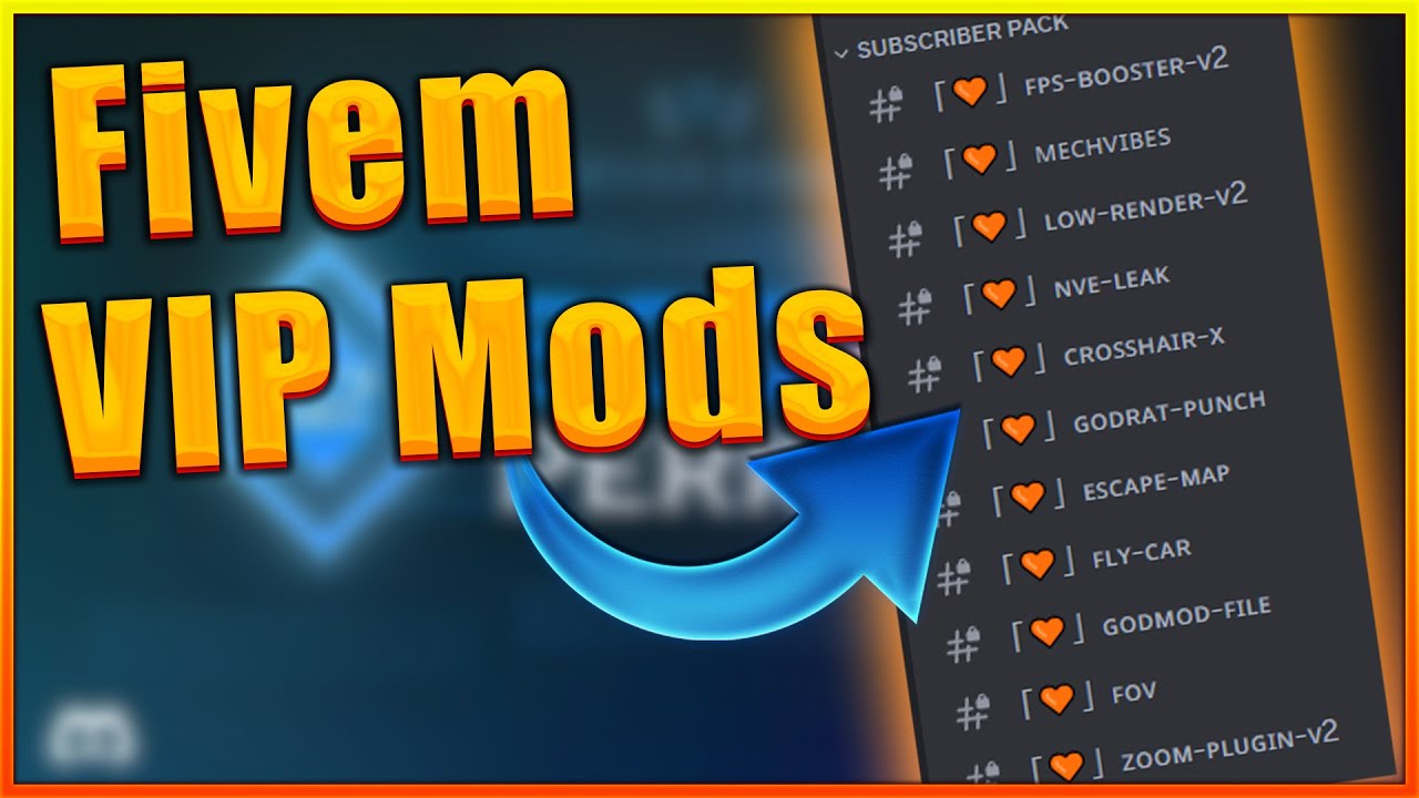 Fivem New Vip Mods For Free 🔥 Enjoy it - YouTube