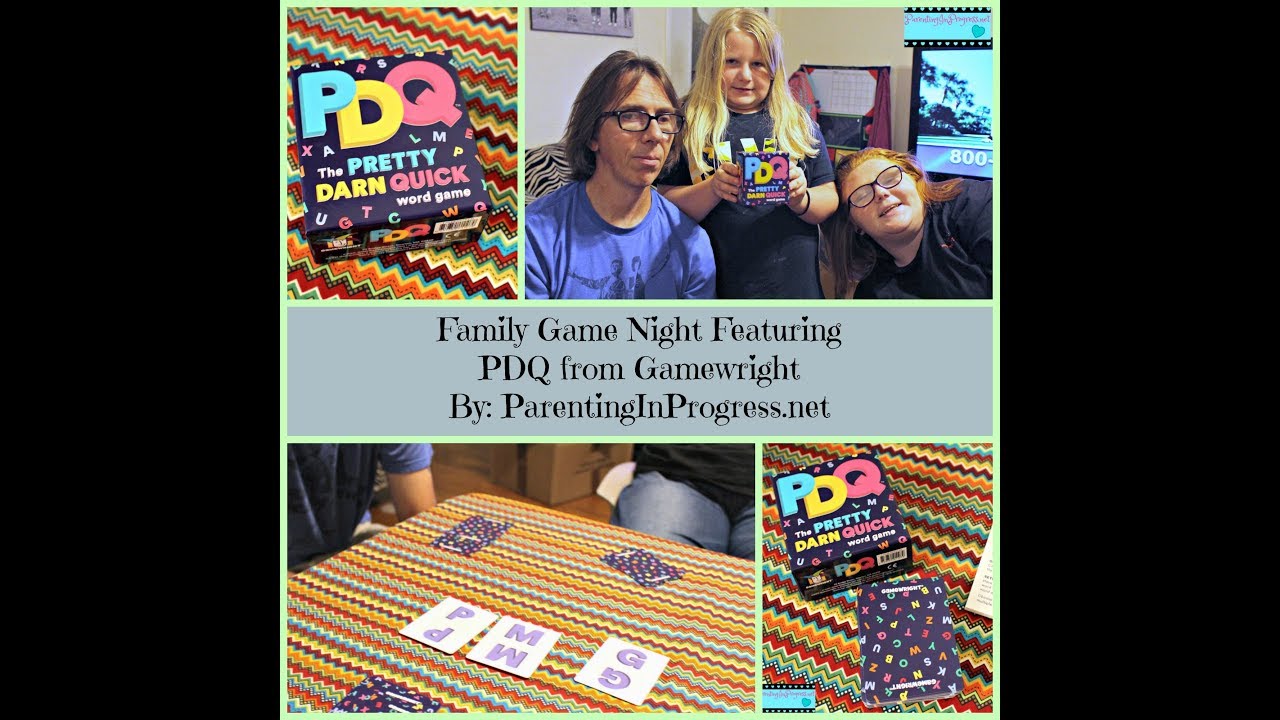 Family Game Night Featuring PDQ from Gamewright - YouTube