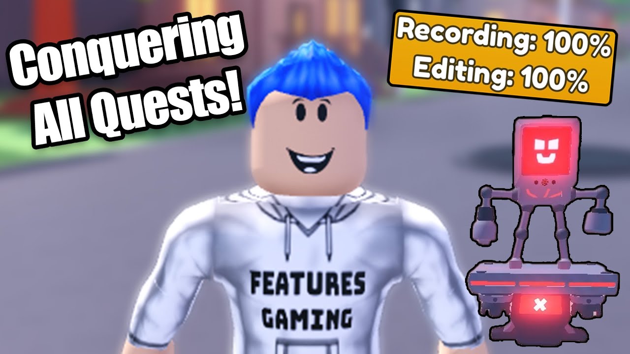 Conquering Every Quest in Roblox RoTube Life! - YouTube