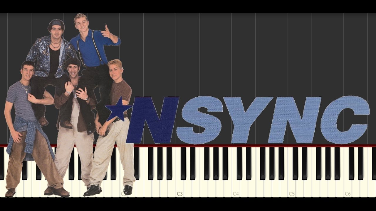 NSYNC - Everything I Own Piano Tutorial (Synthesia + MIDI) - YouTube