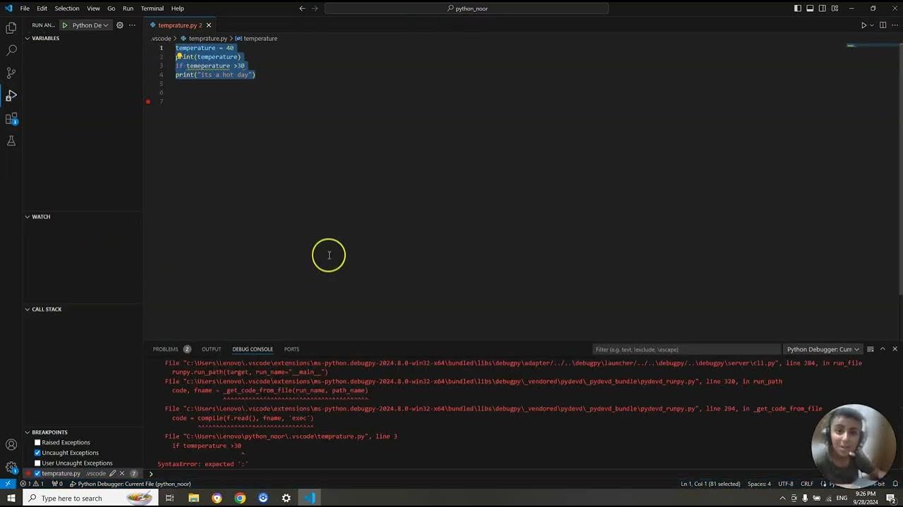 Getting Started with Python: Your First Code! - YouTube