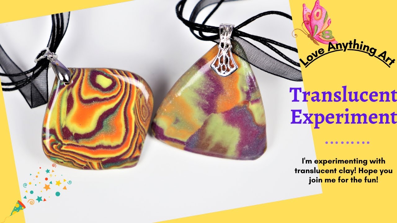 Translucent Clay Ideas Experimenting with Translucent Clay💦🔔 - YouTube