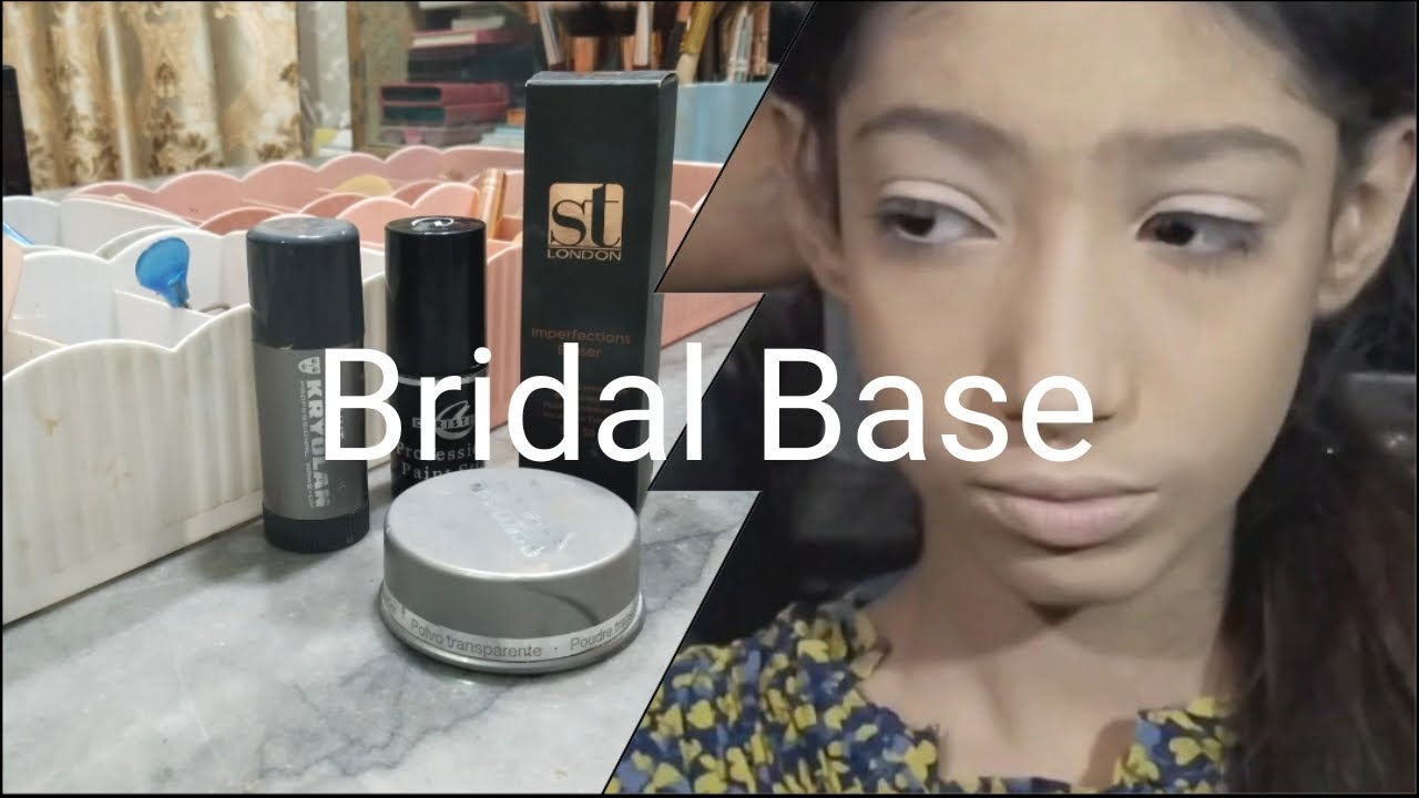 Bridal Base Tutorial||Base Banane K Boht Hi Asaan Tarika||nabiha shahzad - YouTube