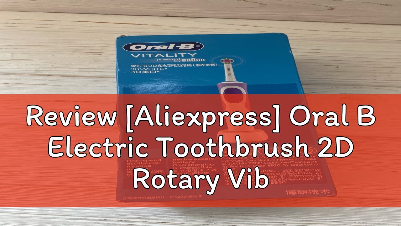 Review [Aliexpress] Oral B Electric Toothbrush 2D Rotary Vibration ...